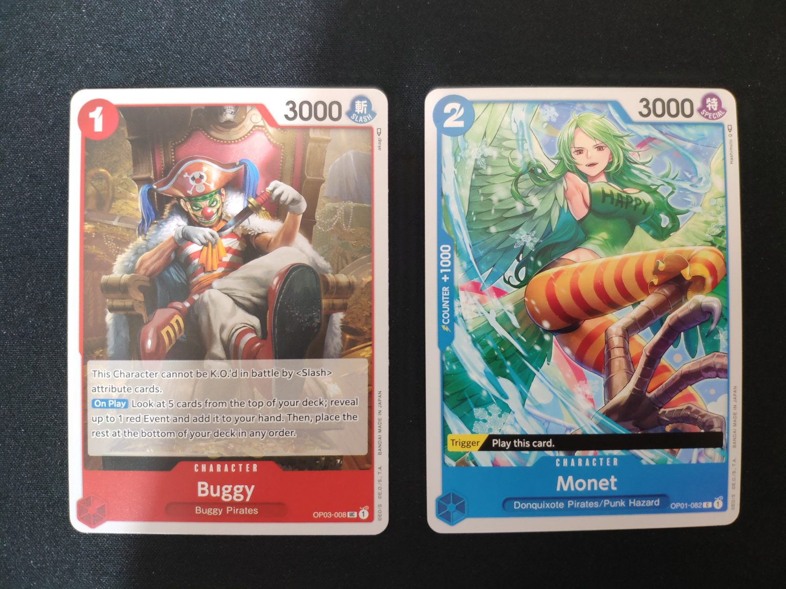 One Piece Card Game Rarities - Every Card Type With Images